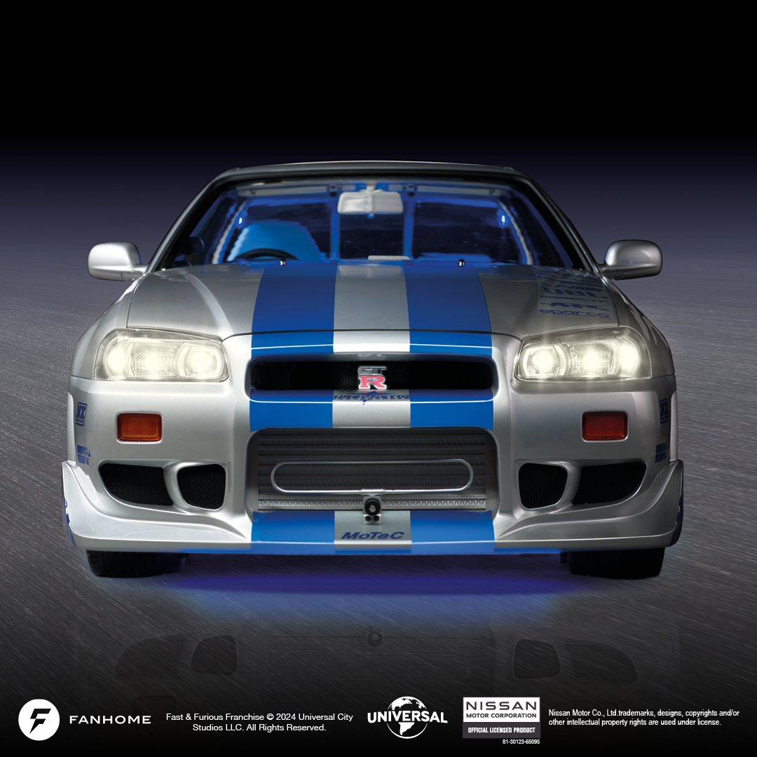 FanHome Launches Fast & Furious Nissan Skyline 1:8 Scale Build-Up Model