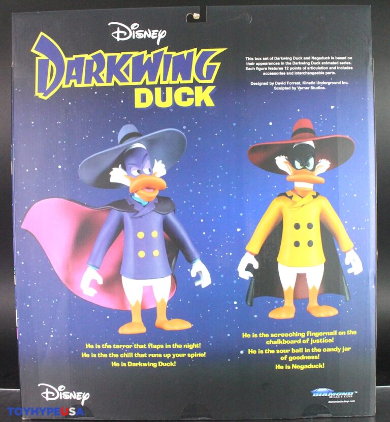 Diamond Select Toys Disney's Darkwing Duck & Negaduck Deluxe Figures Review