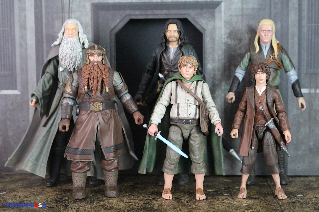 Diamond Select Toys Lord of the Rings Deluxe Wave 6 Saruman & Samwise ...