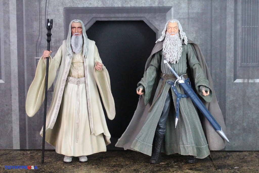 Diamond Select Toys Lord of the Rings Deluxe Wave 6 Saruman & Samwise ...