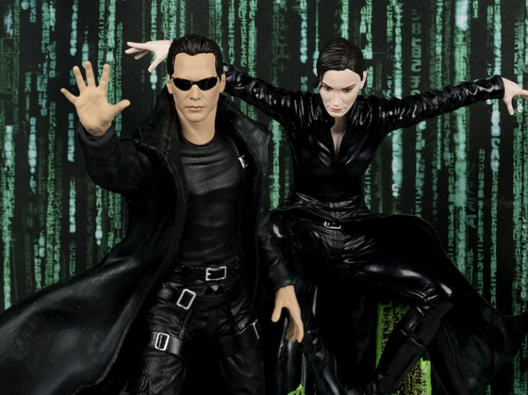 McFarlane Toys The Matrix Movie Maniacs Neo & Trinity Figures Pre-Orders