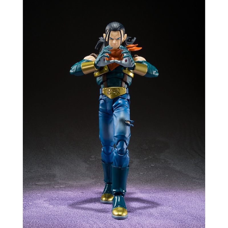 Premium Bandai - S.H. Figuarts Dragon Ball GT Super Android 17 Figure ...