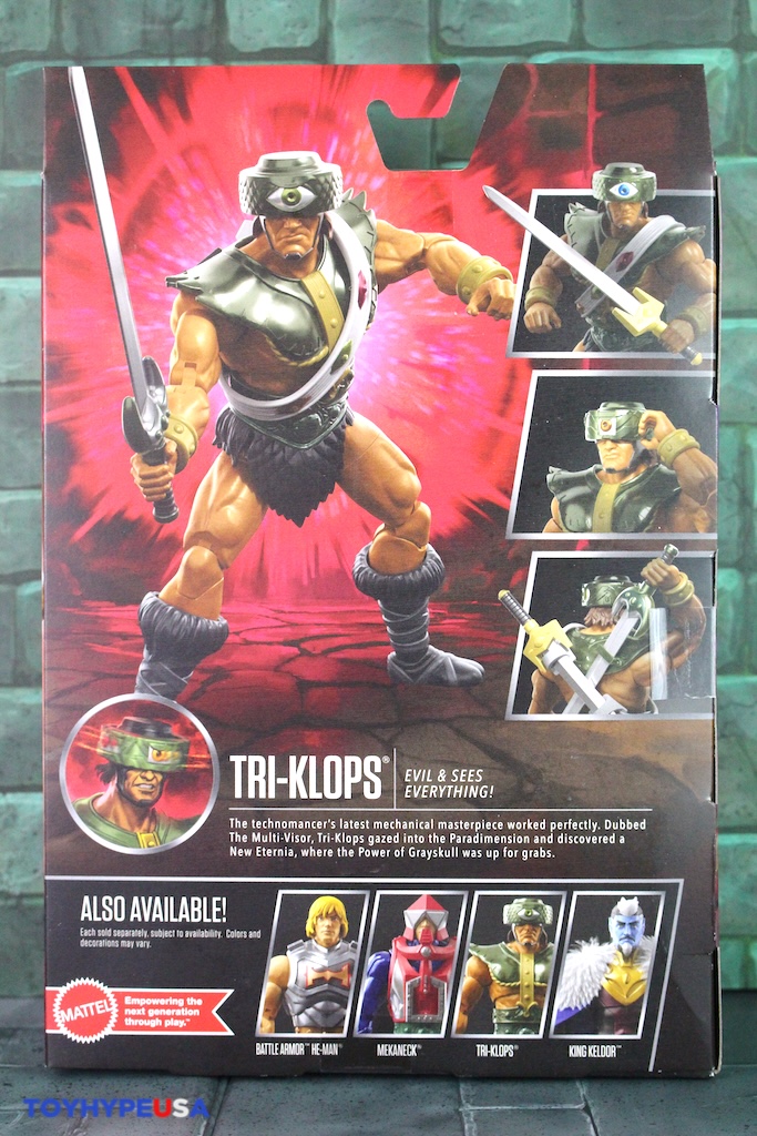 Mattel - Masters of the Universe Masterverse New Eternia Tri-Klops ...