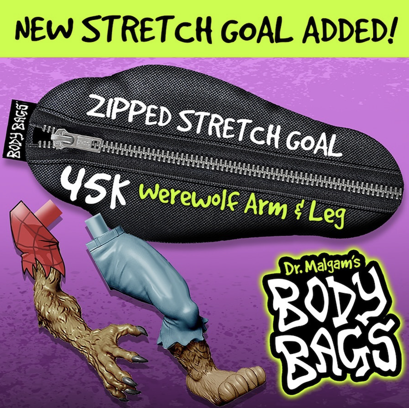 Toadfrog Dr. Malgam’s Body Bags - New Werewolf Arm & Leg Stretch Goal ...
