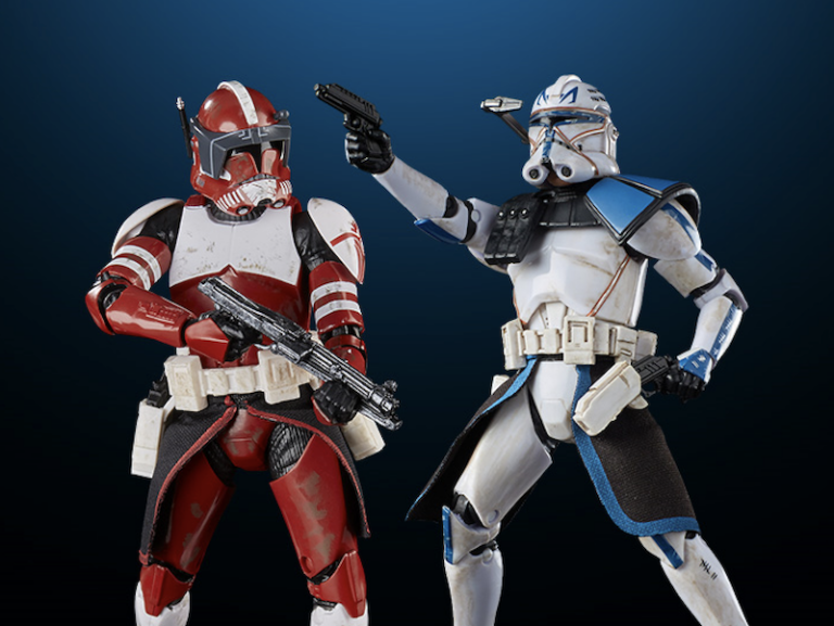 Hasbro Star Wars: The Black Series Commander Fox & Captain Rex ...