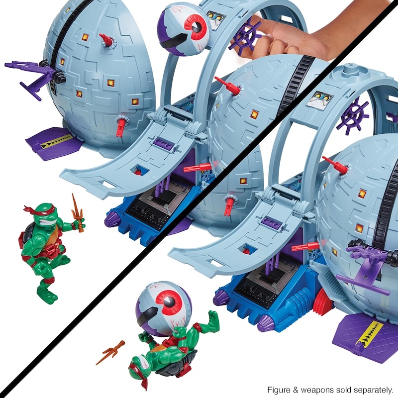 Playmates Toys Teenage Mutant Ninja Turtles Classic Technodrome Playset ...