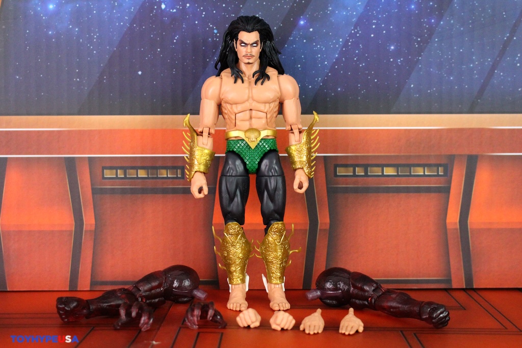 Hasbro Marvel Legends Namor & Namorita (The Void Build-A-Figure ...
