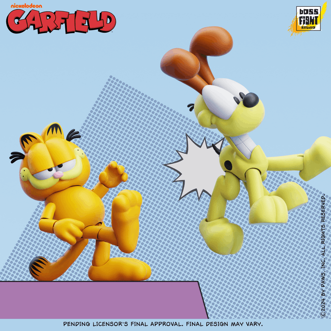 Boss Fight Studio Garfield, Odie & Nermal Action Figures Pre-Orders