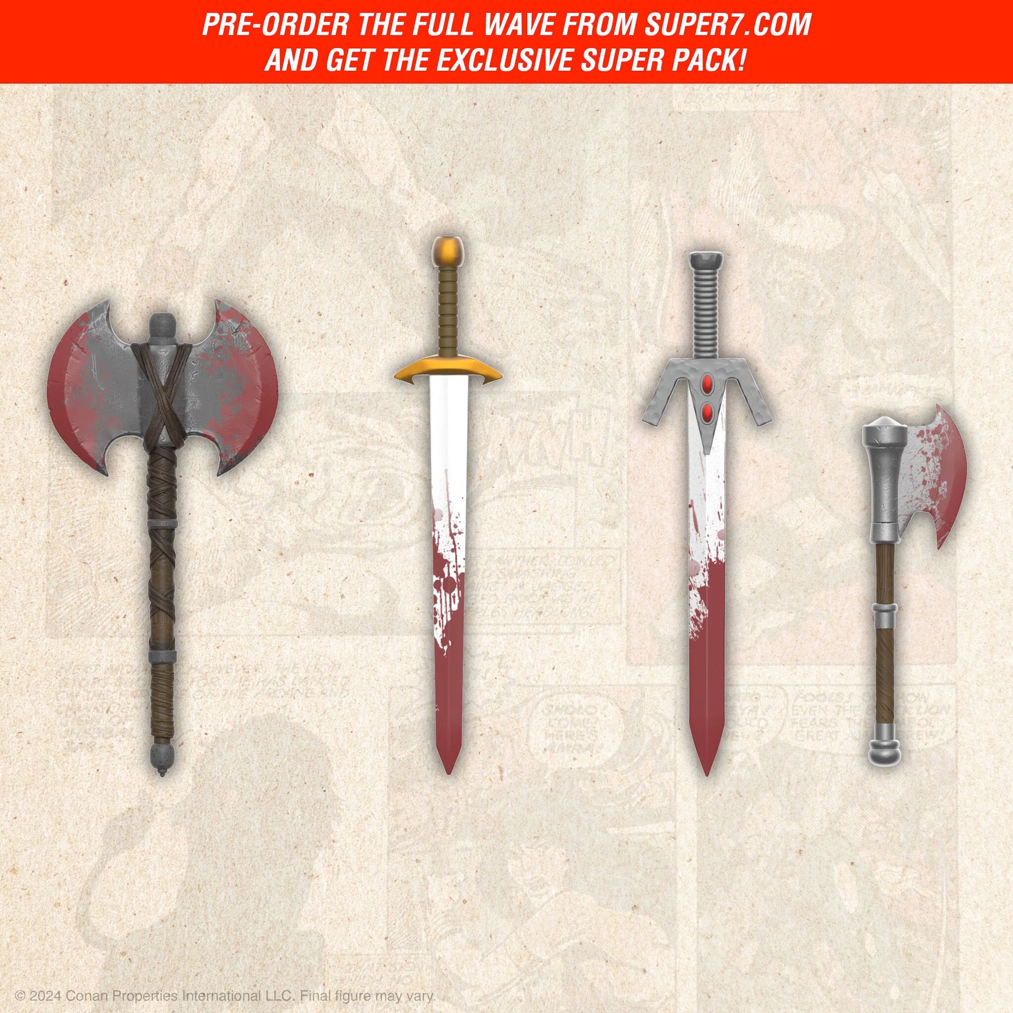 Super7 Conan Comics Ultimates! - Conan The Barbarian & Kull The ...