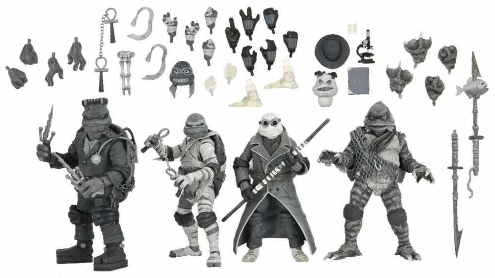 NECA Toys Universal Monsters x Teenage Mutant Ninja Turtles (Black ...