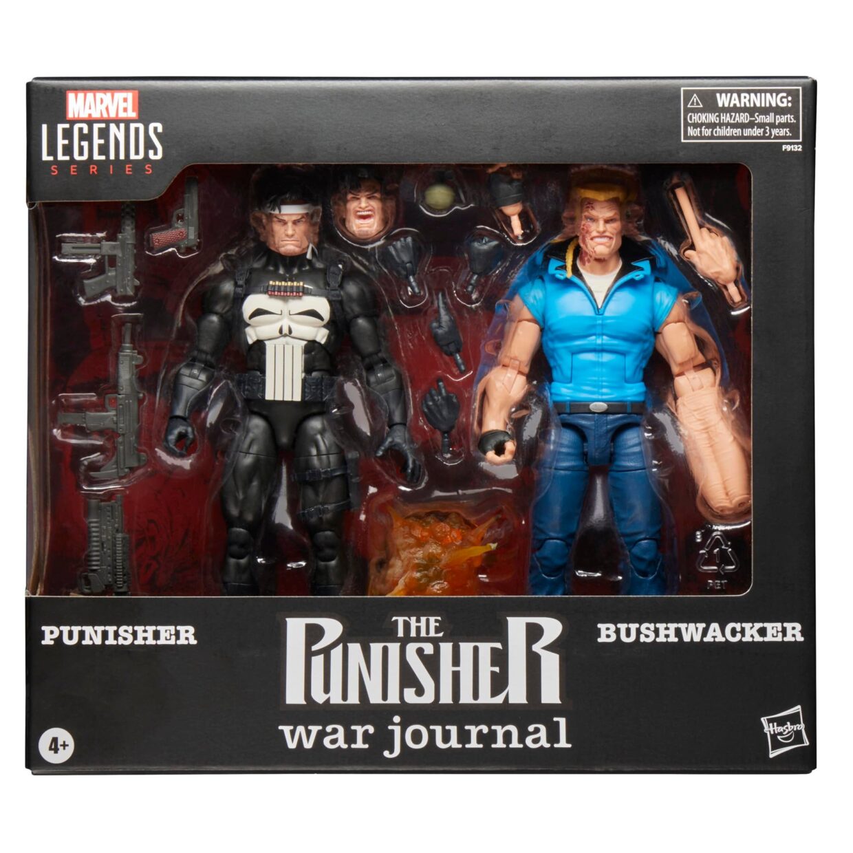 Hasbro Marvel Legends The Punisher: War Journal Punisher & Bushwacker 2 ...