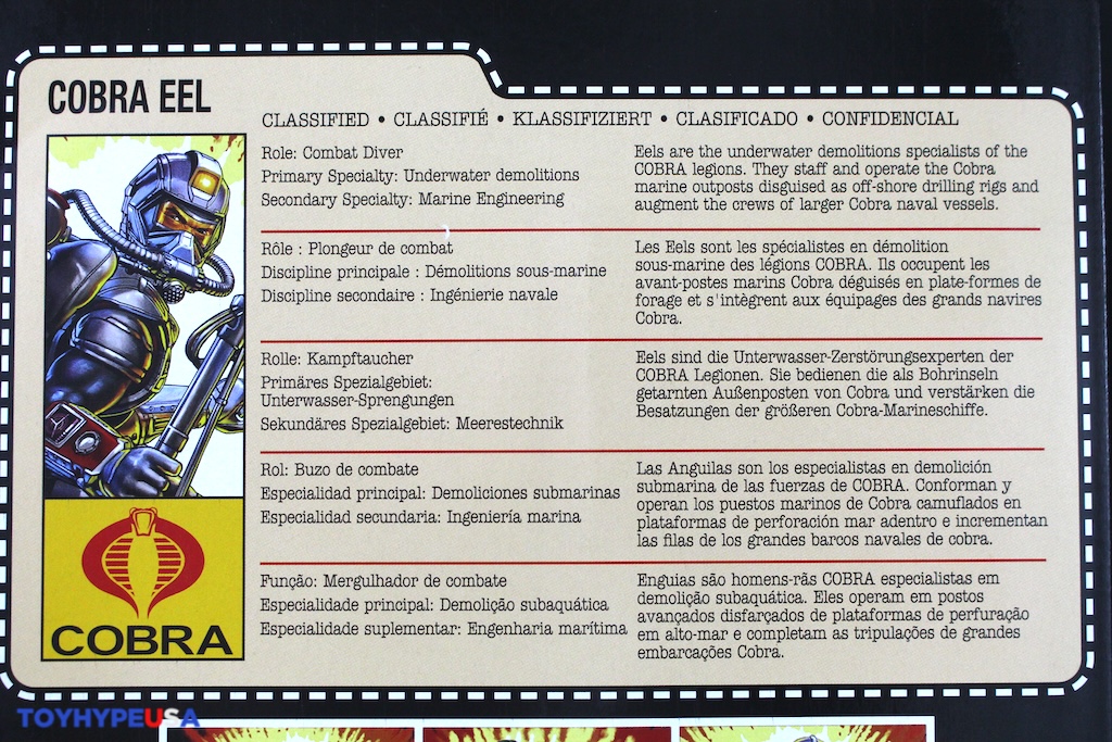 Hasbro G.I. Joe Classified Series Retro Collection Cobra Eel & Snow Serpent Figures Review