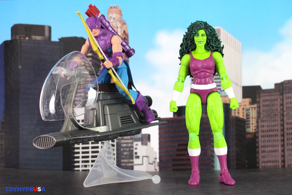 Hasbro Marvel Legends Iron Man Retro She-Hulk Figure Review