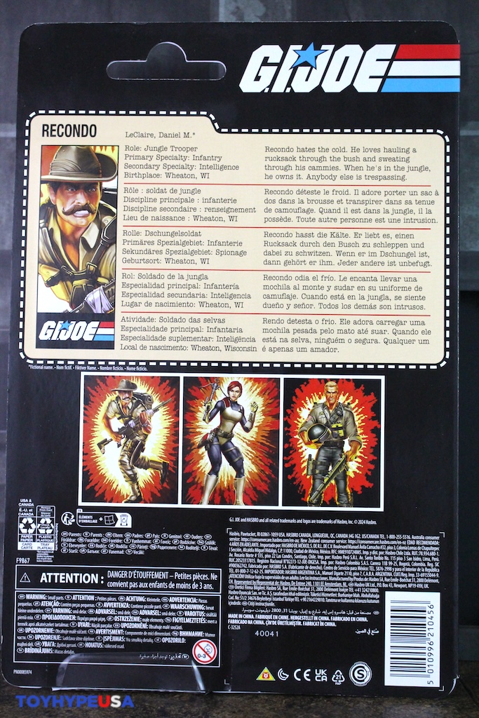 Hasbro G.I. Joe Classified Series Retro 6" Recondo Figure Review