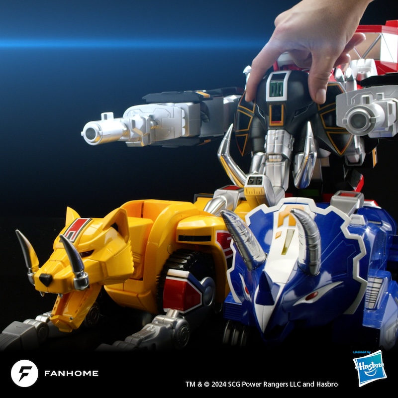 FanHome Announces Power Rangers Megazord Build-Up Model