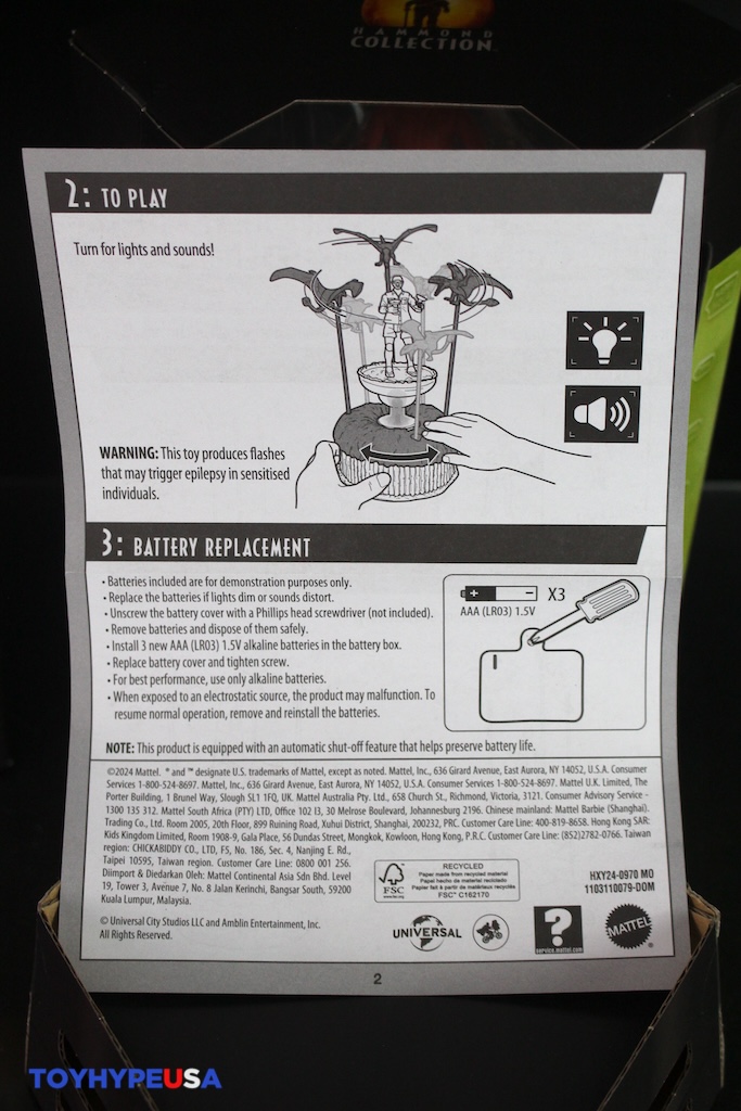 Mattel San Diego Comic-Con 2024 Exclusive - Jurassic World Hammond ...