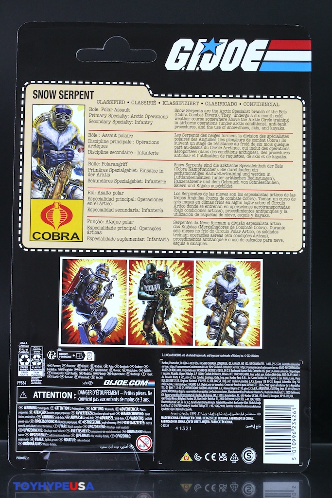 Hasbro G.I. Joe Classified Series Retro Collection Cobra Eel & Snow Serpent Figures Review