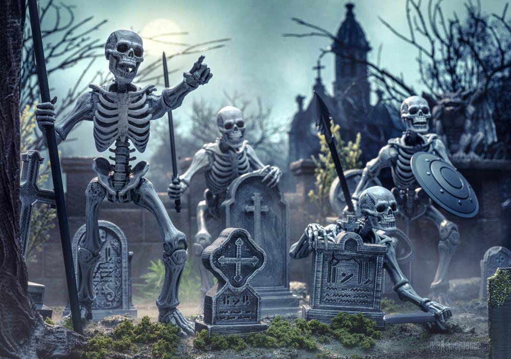 Four Horsemen Studios - Graveyard Skeletons Figure 4-Pack Pre-Orders