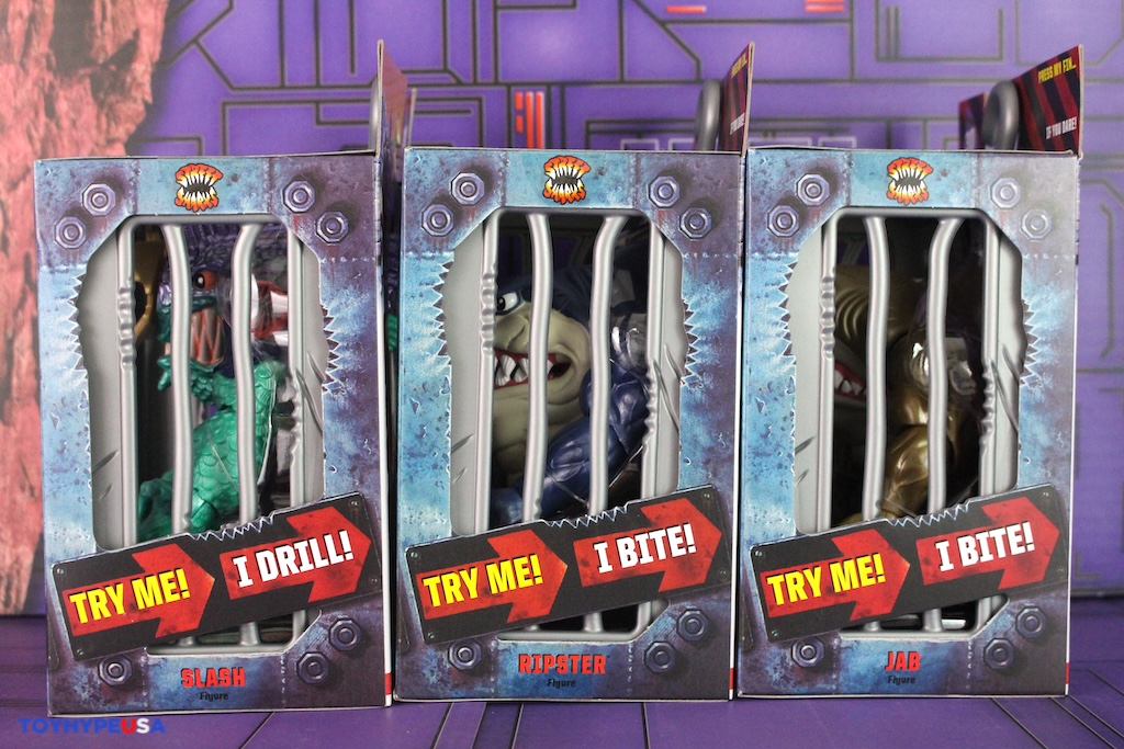 Mattel Street Sharks 30th Anniversary Ripster, Slash & Jab Figures Review
