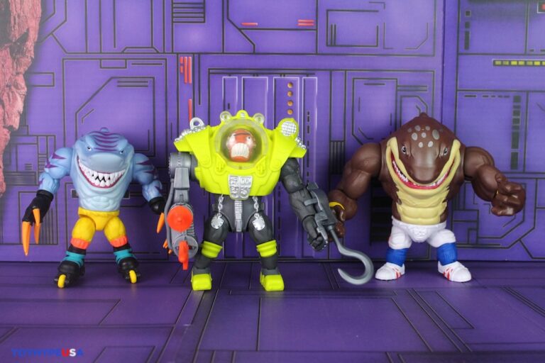 Mattel Street Sharks Wave 2 - Streex, Slammu & Dr. Piranoid Figures Review