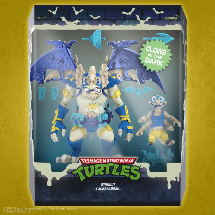 Super7 Teenage Mutant Ninja Turtles ULTIMATES! - Wingnut & Screwloose ...