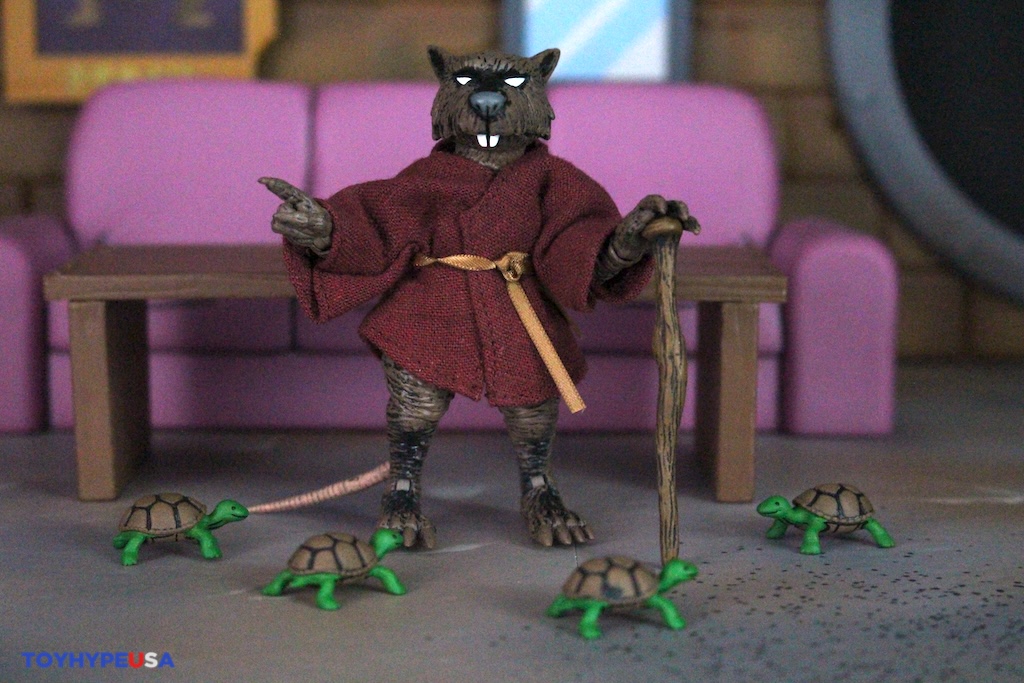 NECA Toys Teenage Mutant Ninja Turtles (Mirage Comics) Splinter Figure ...
