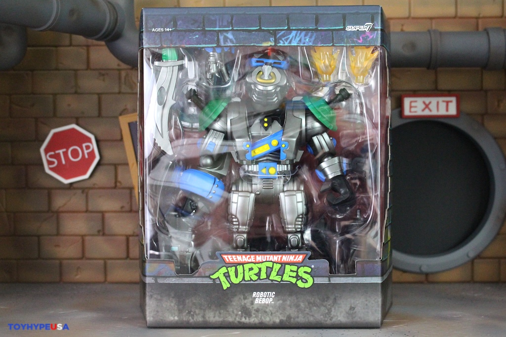 Super7 Teenage Mutant Ninja Turtles Ultimates! Robotic Bebop Figure Review