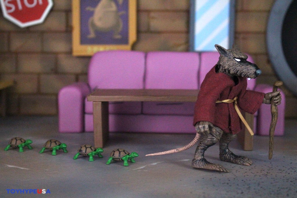NECA Toys Teenage Mutant Ninja Turtles (Mirage Comics) Splinter Figure ...