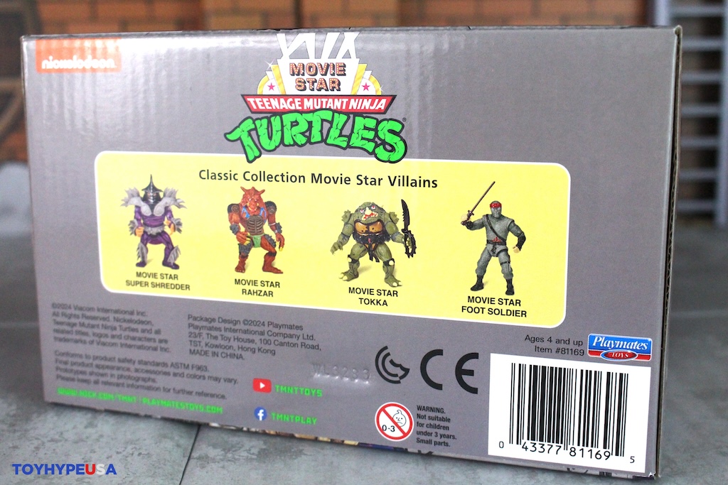 Playmates Toys Teenage Mutant Ninja Turtles: Movie Star Villains Box ...