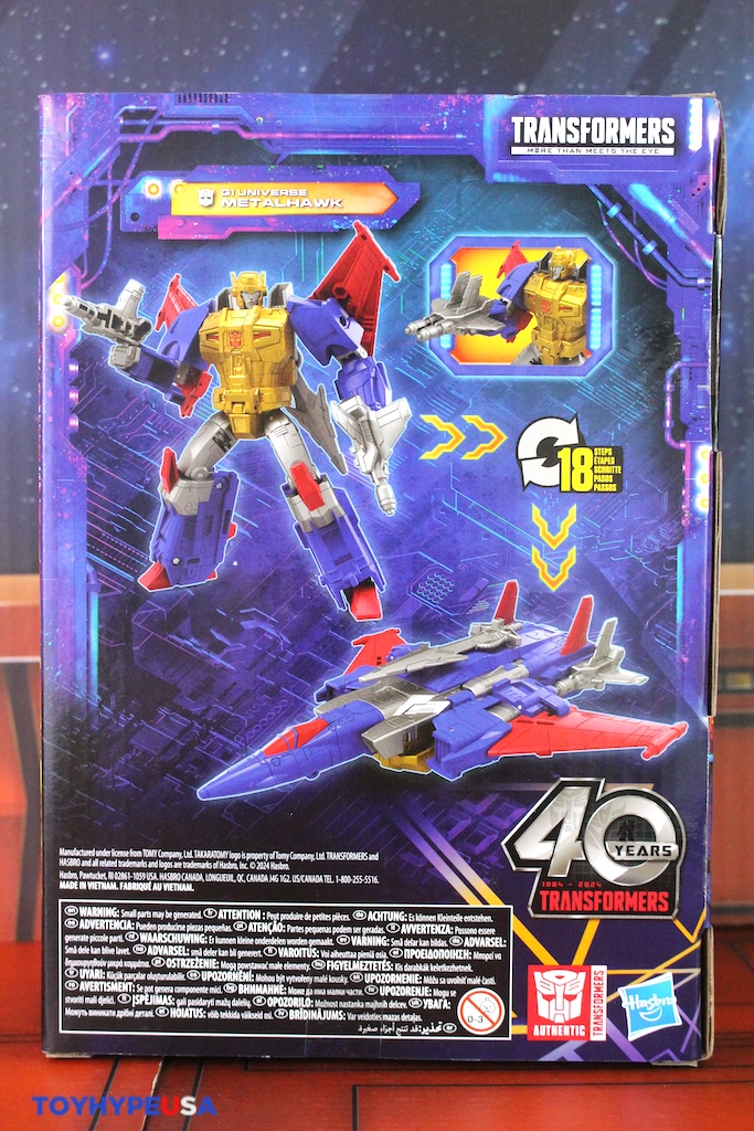 Hasbro Transformers Legacy United G1 Universe Metalhawk Figure Review