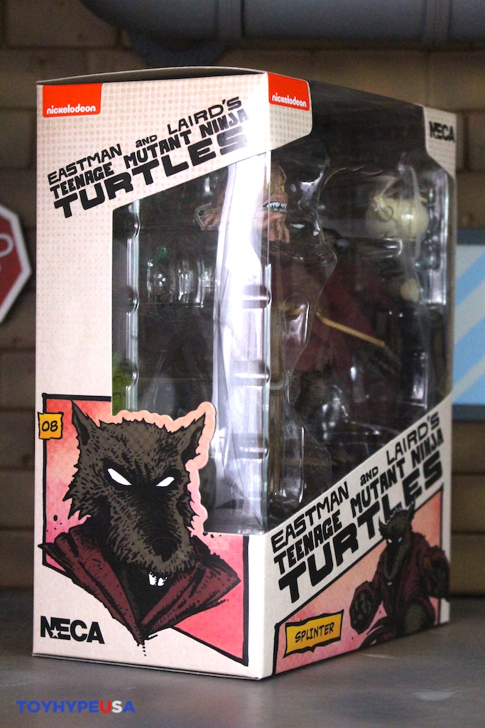 NECA Toys Teenage Mutant Ninja Turtles (Mirage Comics) Splinter Figure ...