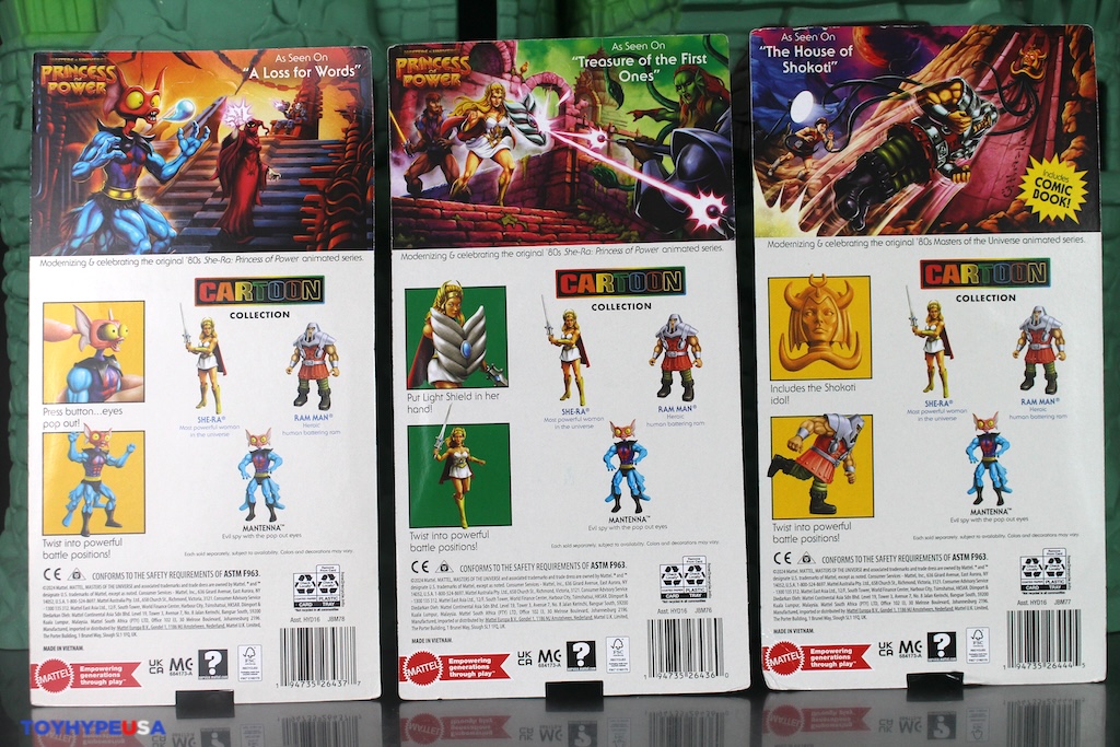 Mattel Masters of the Universe Origins Cartoon Collection She-Ra, Ram ...