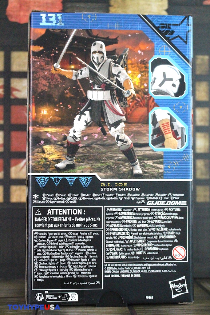 Hasbro G.I. Joe Classified Series Storm Shadow (Version 2) Figure Review