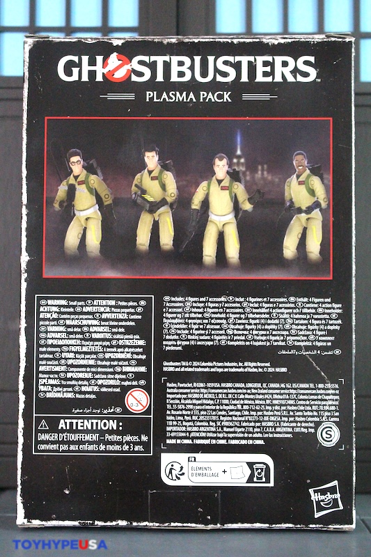 Hasbro Ghostbusters (1984) Plasma Series Pack O-Ring 3.75" Figure Set ...