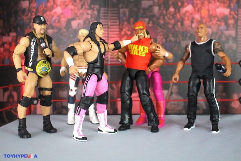 Mattel WWE Elite Collection WrestleMania Hulk Hogan & Bianca Belair (Howard Finkel BAF) Figures ...