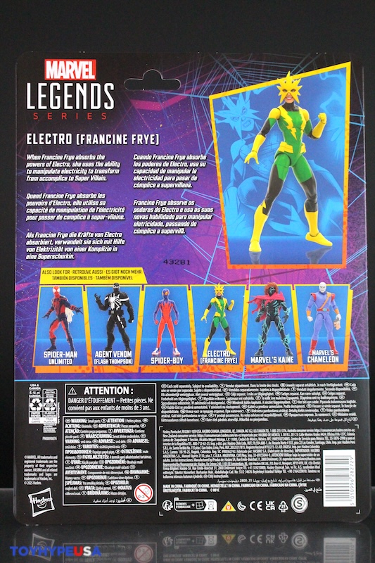 Hasbro Marvel Legends Spider-Man Retro Collection Electro (Francine ...