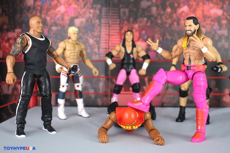 Mattel WWE Elite Collection WrestleMania Hulk Hogan & Bianca Belair (Howard Finkel BAF) Figures ...