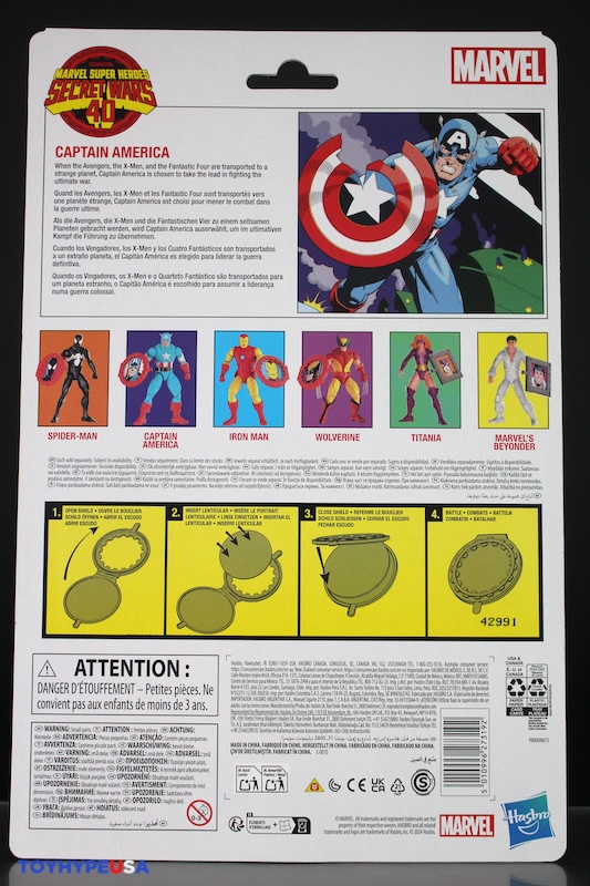 Hasbro Marvel Legends Secret Wars Captain America & Titania Figures Review