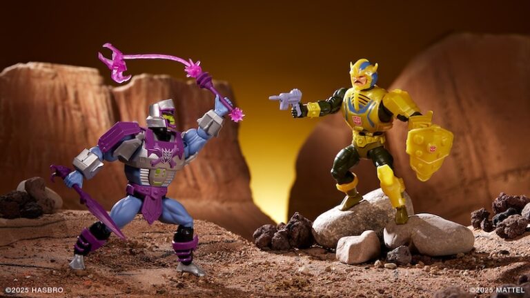 SDCC 2025 - Mattel Masters of the Universe Origins x Transformers Figures