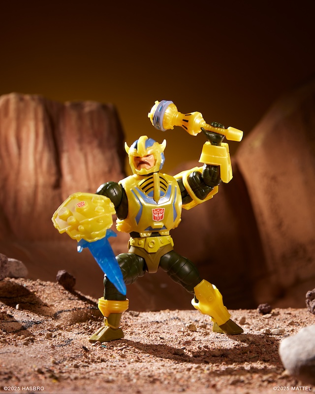 SDCC 2025 - Mattel Masters of the Universe Origins x Transformers Figures