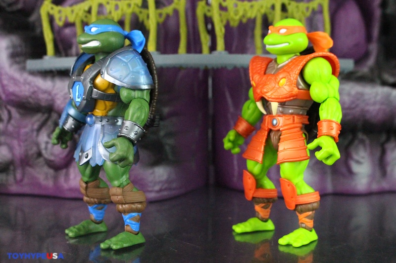 Mattel Turtles of Grayskull Wave 6 Leonardo & Michelangelo Figures