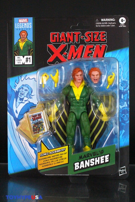 Hasbro Marvel Legends Mini Comic Wave Banshee Figure Review