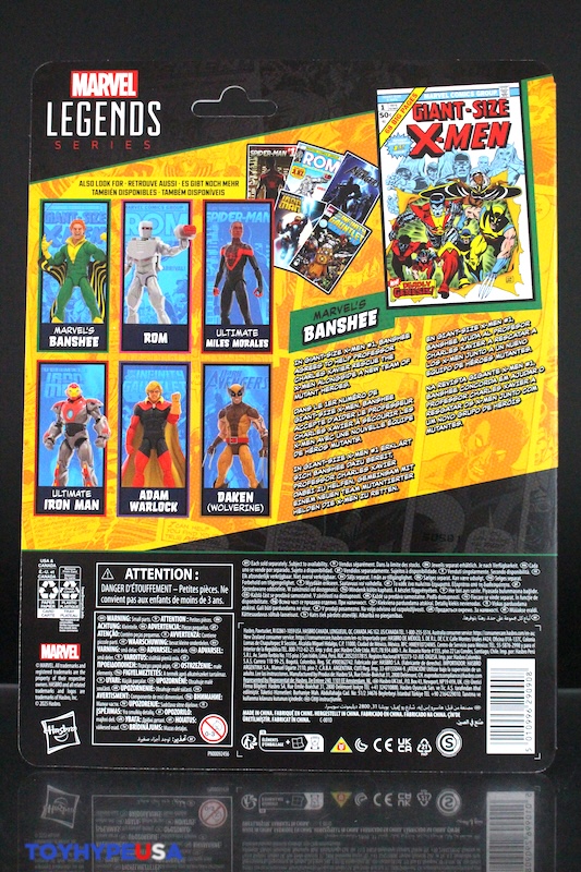 Hasbro Marvel Legends Mini Comic Wave Banshee Figure Review