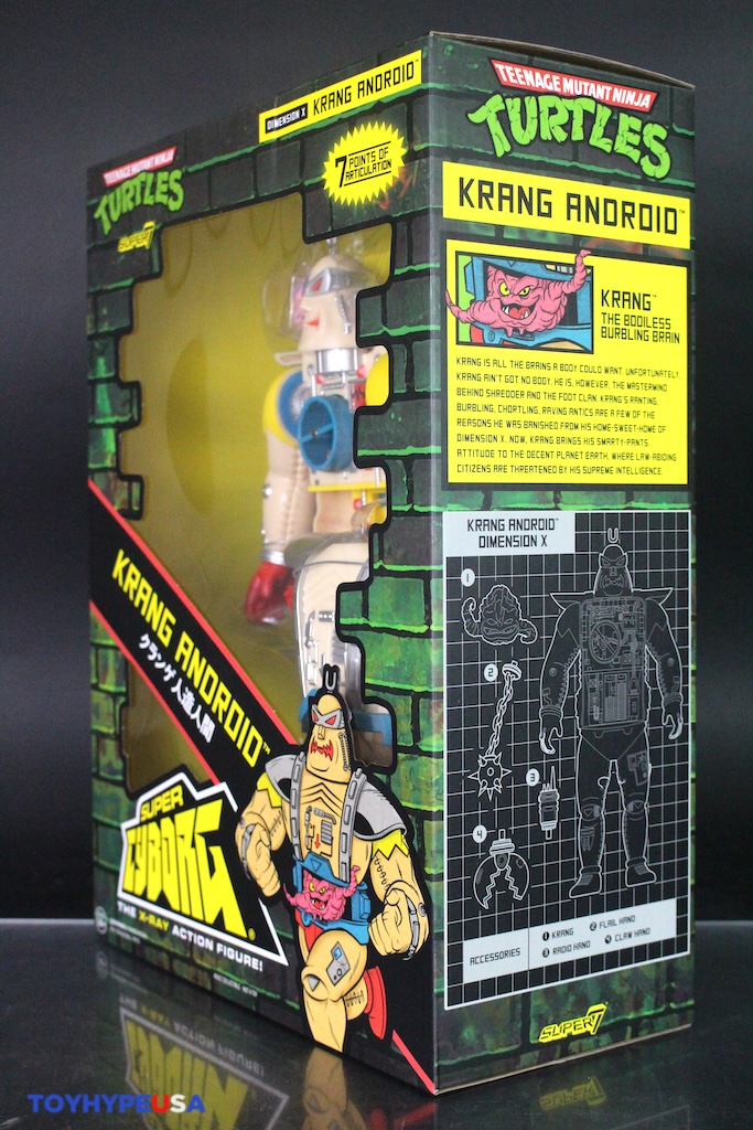 Super7 Teenage Mutant Ninja Turtles Super Cyborg Krang Android Figure ...