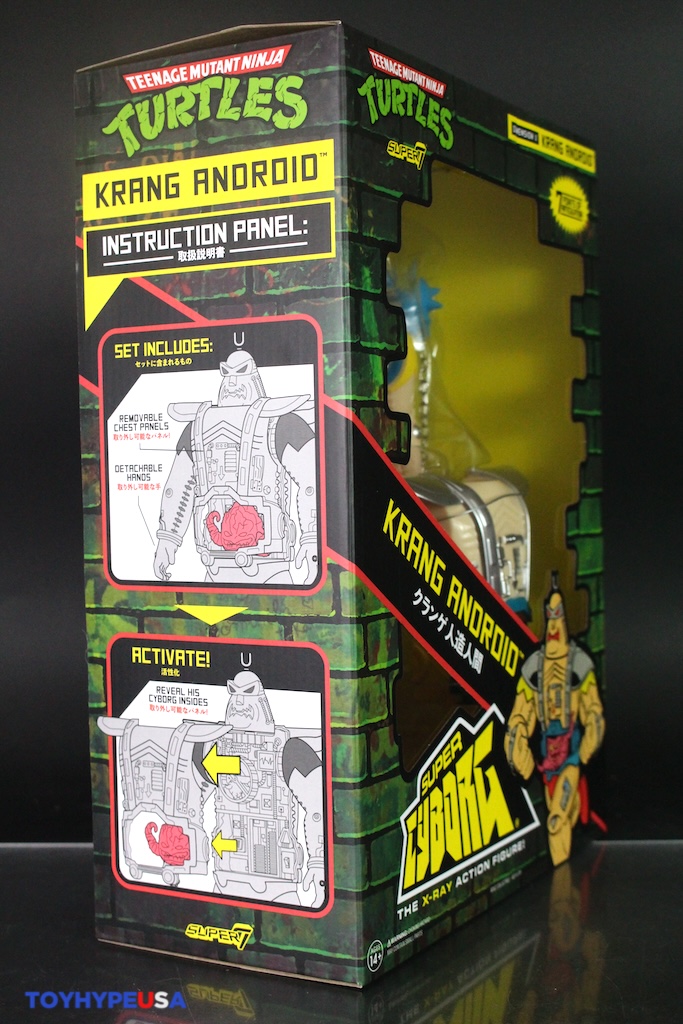 Super7 Teenage Mutant Ninja Turtles Super Cyborg Krang Android Figure ...