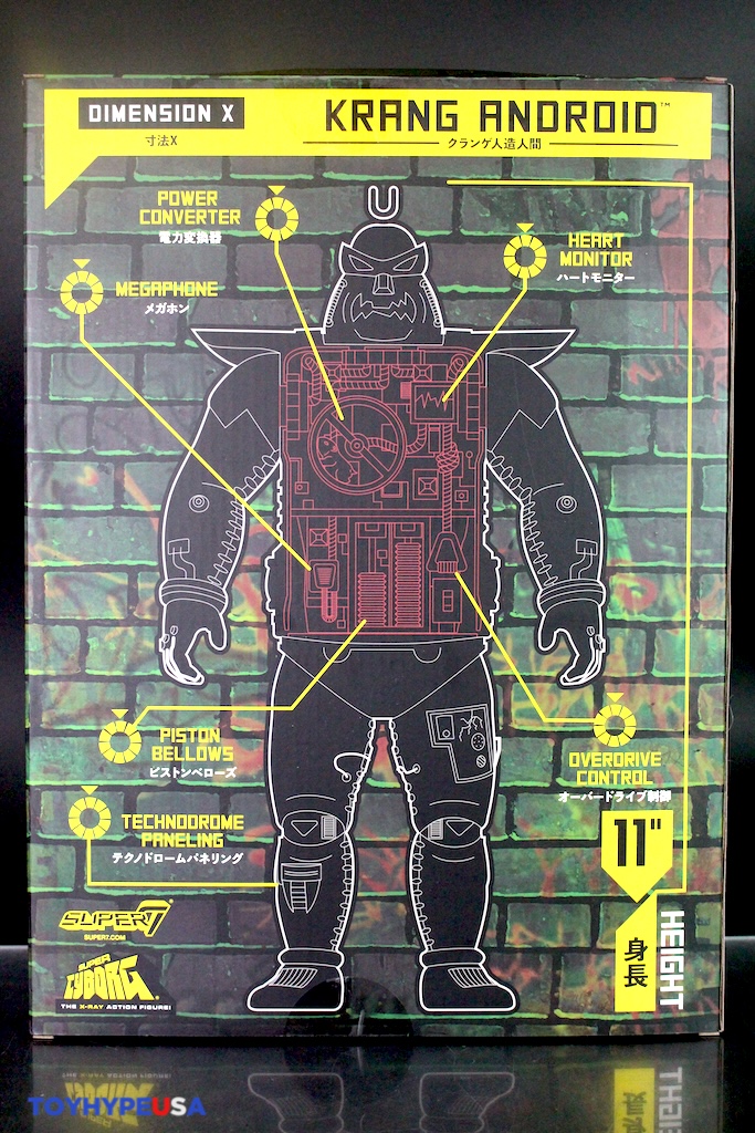 Super7 Teenage Mutant Ninja Turtles Super Cyborg Krang Android Figure ...