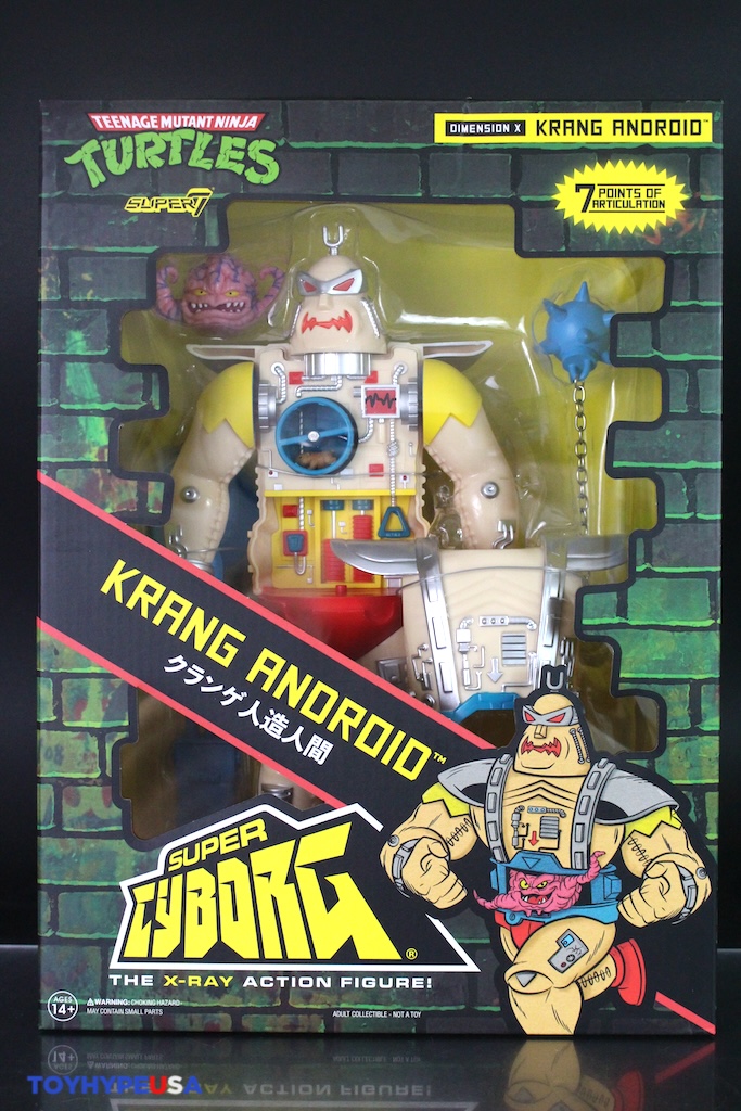 Super7 Teenage Mutant Ninja Turtles Super Cyborg Krang Android Figure ...
