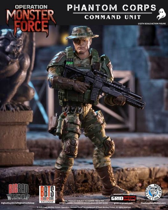 Fresh Monkey Fiction Operation: Monster Force Season Zero Phantom Corps ...