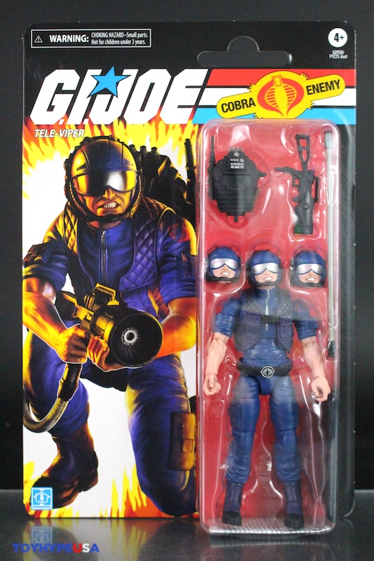 Hasbro G.I. Joe Classified Series 6" Retro Collection Tele-Viper Figure ...