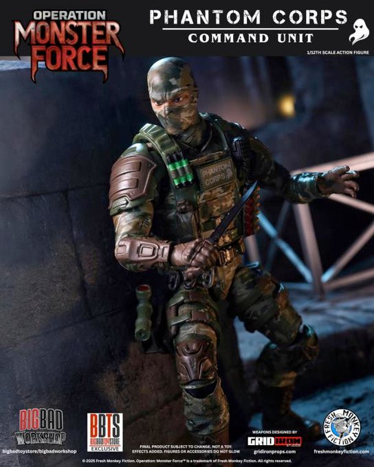 Fresh Monkey Fiction Operation: Monster Force Season Zero Phantom Corps ...